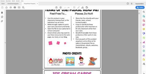 Summer Literacy Centers: Letters and Writing Pack Ice Cream Theme