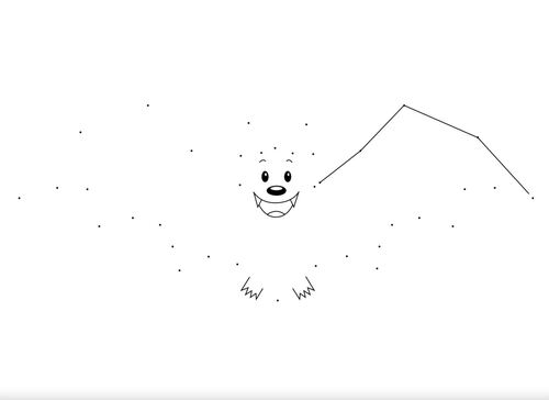 batman dot to dot printable
