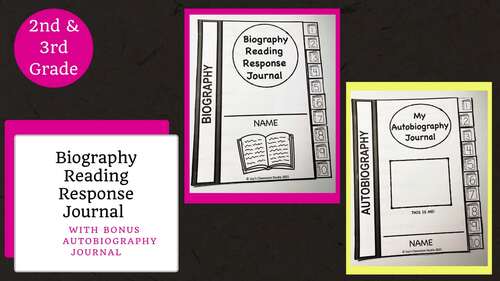 Biography Research Graphic Organizer Journal With Autobiography 2nd ...