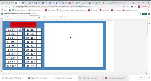 Tom and Jerry Number Bonds to 20 Pixel Art Mystery Reveal by Juliane ...