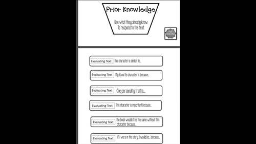 Reading Response Cards- Reading Rotations and Circles by Fun Creatives