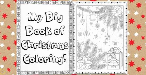 Christmas Coloring Book by Teachers Toolkit | TPT