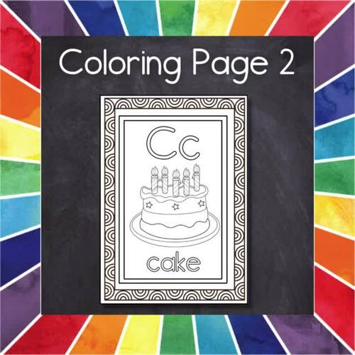 Introducing Letter C: 10 Coloring Pages | Letter /c/ Sound | The Alphabet