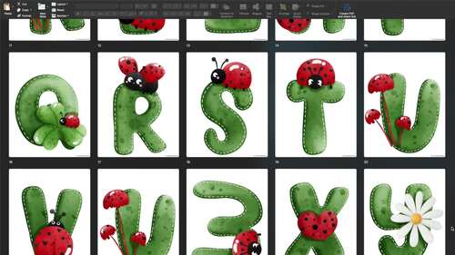 Spring Ladybugs Letters for Bulletin Board Titles & Ladybug Classroom Decor