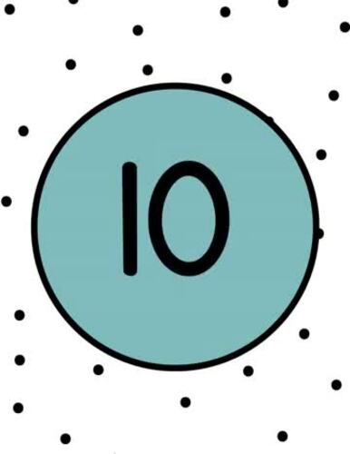 Polka Dot Numbers -20 through 20 & >, by Mrs Normans Notebook | TPT