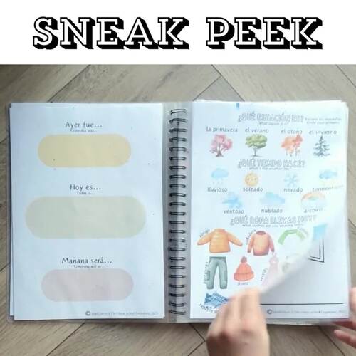Beginner Bilingual Spanish Morning Menu - Printable Homeschool Daily ...