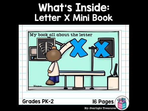Alphabet Letter of the Week: The Letter X Mini Book, Letter X Mini Book ...