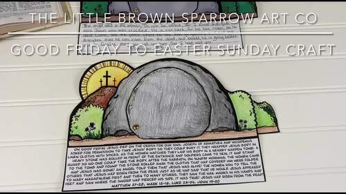 Good Friday to Jesus Resurrection Craft | Easter | Sunday School ...