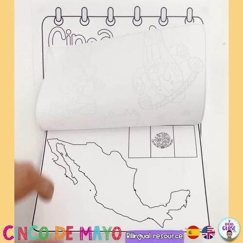 Cinco de mayo- Research project- calendar craft by Ideas Clase abc