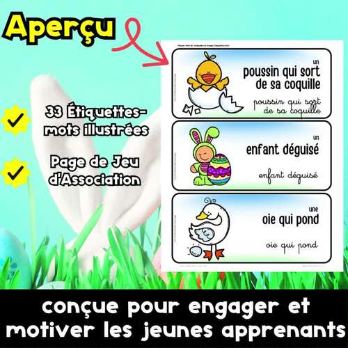 Pâques. Mots de vocabulaire en images by Nemoland - Apprentissage par ...