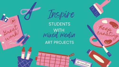 Art Project Monet Water Lilies | Mixed Media Projects by Down in the ...