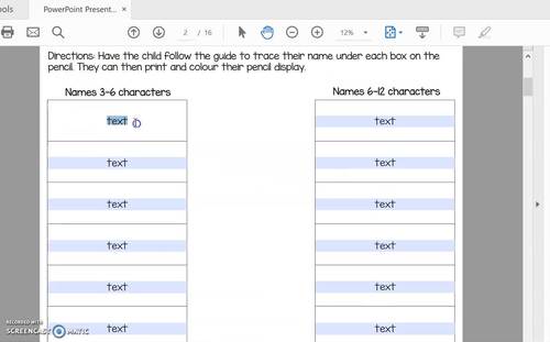 Printable Name Tracing Practice Bulletin Board Display Pencils - Editable