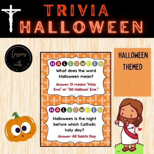 Catholic Halloween Trivia Faith-Based Activity (Print & Go!) | TPT