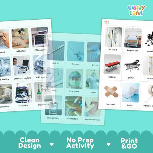 Hospital Flashcards | What You’ll Find in a Hospital | Medical ...