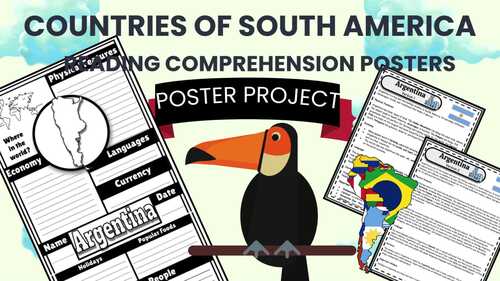 Argentina Reading Comprehension South America Countries Fun Facts ...
