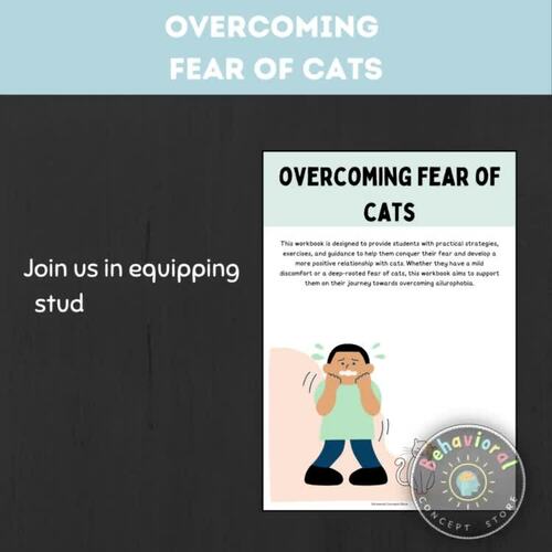 Overcoming Fear of Cats by Behavioral Concepts Store | TPT