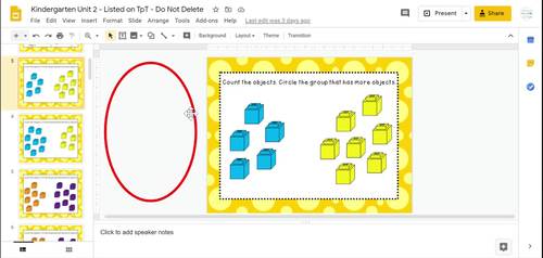 Unit 2: Comparing Numbers for Kindergarten (Digital Lessons Available)