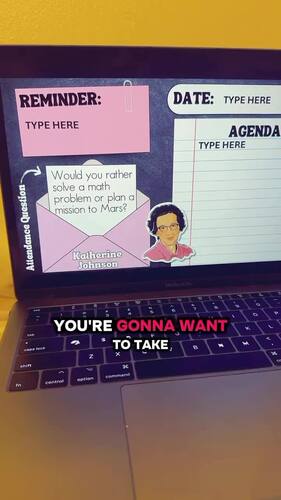 Black History Month Daily Agenda Attendance Questions, Black Historical ...