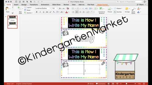 Editable Name Tracing Practice Book for Pre-K & Toddlers | Handwriting ...