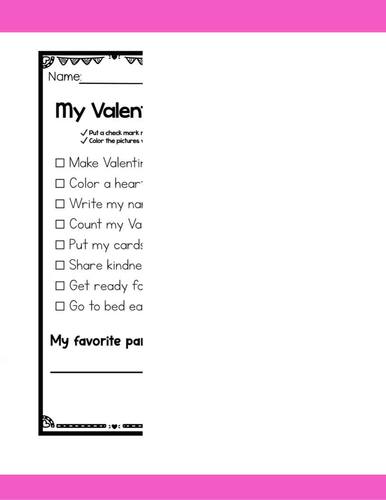 The Night Before Valentine’s Day Writing by Kidzvilly | TPT