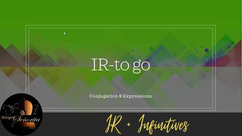 El Verbo IR Lesson Bundle by SinginSeñorita | TPT