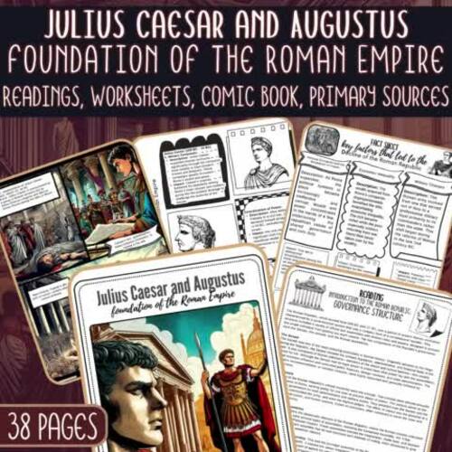 ROME Republic to Empire: Lesson, Activities, Comic book, Readings ...