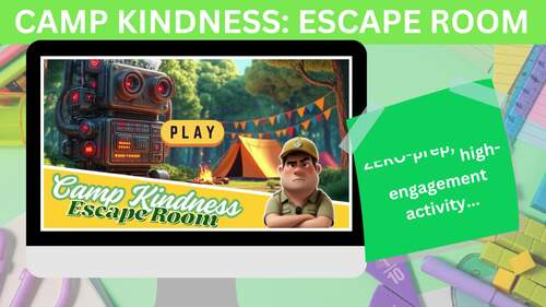 Summer Camp Digital Escape Room | SEL Lesson | Kindness & Empathy ...