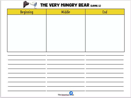 The Very Hungry Bear - Ultimate Resource Pack by The Innovius Ideas