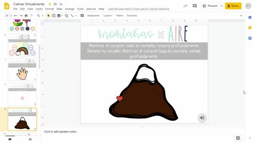 ️ Spanish Calming BUNDLE ️ Printables & Google Slides by Prekrox