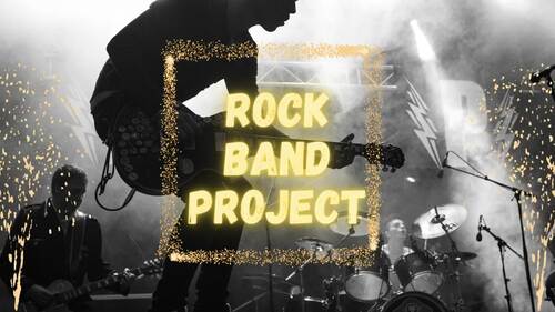 Rock Band Project - song writing and instrument playing | TPT