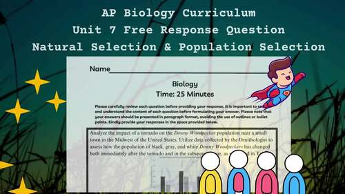 AP Biology Curriculum | Unit 7 Free Response Question FRQ | Natural ...