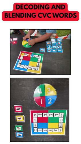 Phonics Centers Kindergarten | CVC Games | Independent Phonics Activities