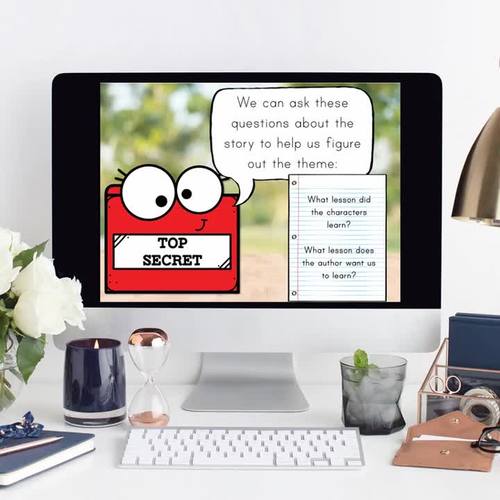 Theme | Reading Comprehension Lesson | PowerPoint & Google Slides