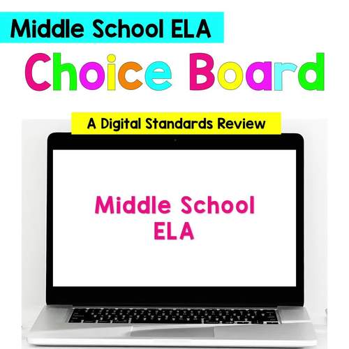 ELA End of Year Review: Standards Review Choice Board | TpT