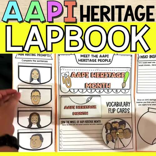 ESL AAPI asian Pacific American Heritage Month Lapbook Craft-Project ...