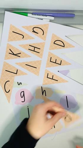 Alphabet Practice Match and Display Set Fast Finisher Literacy centre ...