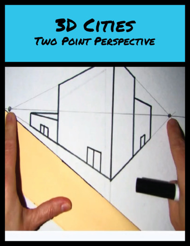 Cities in Two Point Perspective by Art Every Day | TPT