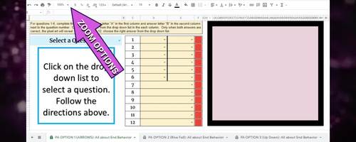 PIXEL ART (TC): All About End Behavior by Never Give Up on Math | TPT