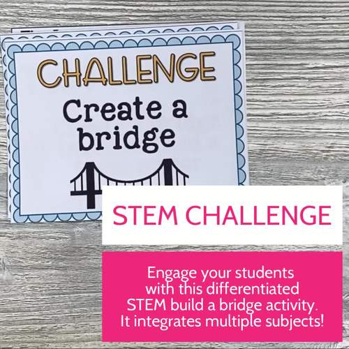 STEM at Home Building Bridges by Miss Tech Queen | TpT