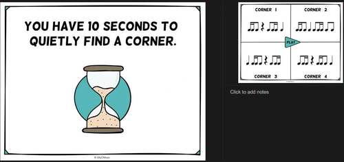 Music 4 Corners Rhythm Activity: Ti-Tika and Tika-Ti, 16th and 8th note ...