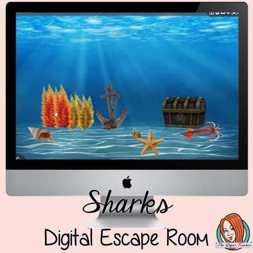 Sharks Science Escape Room by The Ginger Teacher | TpT