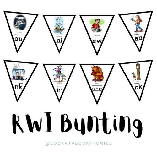 Read Write Inc Set1 Special Friends Bunting - RWI Displays | TPT