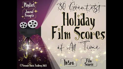 30 Greatest Holiday Film Scores of All Time {Interactive PDF} | TPT