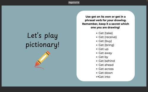 Get and Its Phrasal Verbs (A2) Lesson Presentation & Speaking Activity