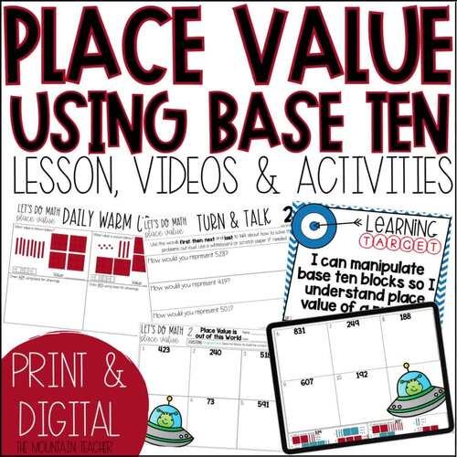 Drawing Base Ten Blocks Printable Place Value Worksheet for 2nd Grade ...
