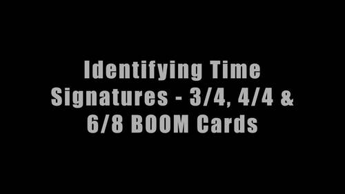 Identifying 3/4, 4/4 & 6/8 Time Signatures BOOM™ Cards Digital Activity ...