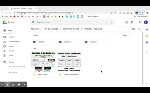 Blends Interactive Slides - Distance Learning by EAL Abroad | TpT