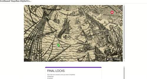 Ferdinand Magellan DIGITAL ESCAPE ROOM for Google Drive® by Think Tank