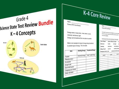 New York State Science State Test-Prep! Review for Grades K-4 Concepts