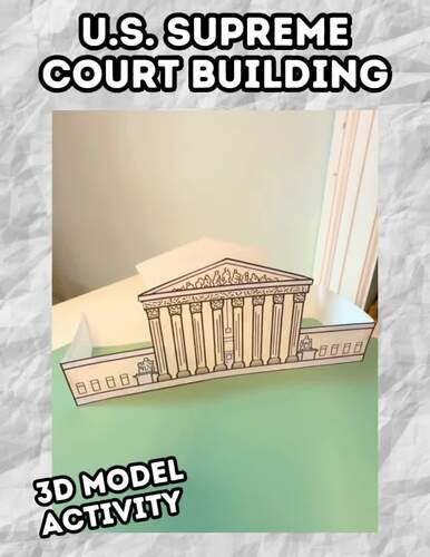 U.S. Supreme Court Building 3D Model - Fun & Interactive Social Studies ...